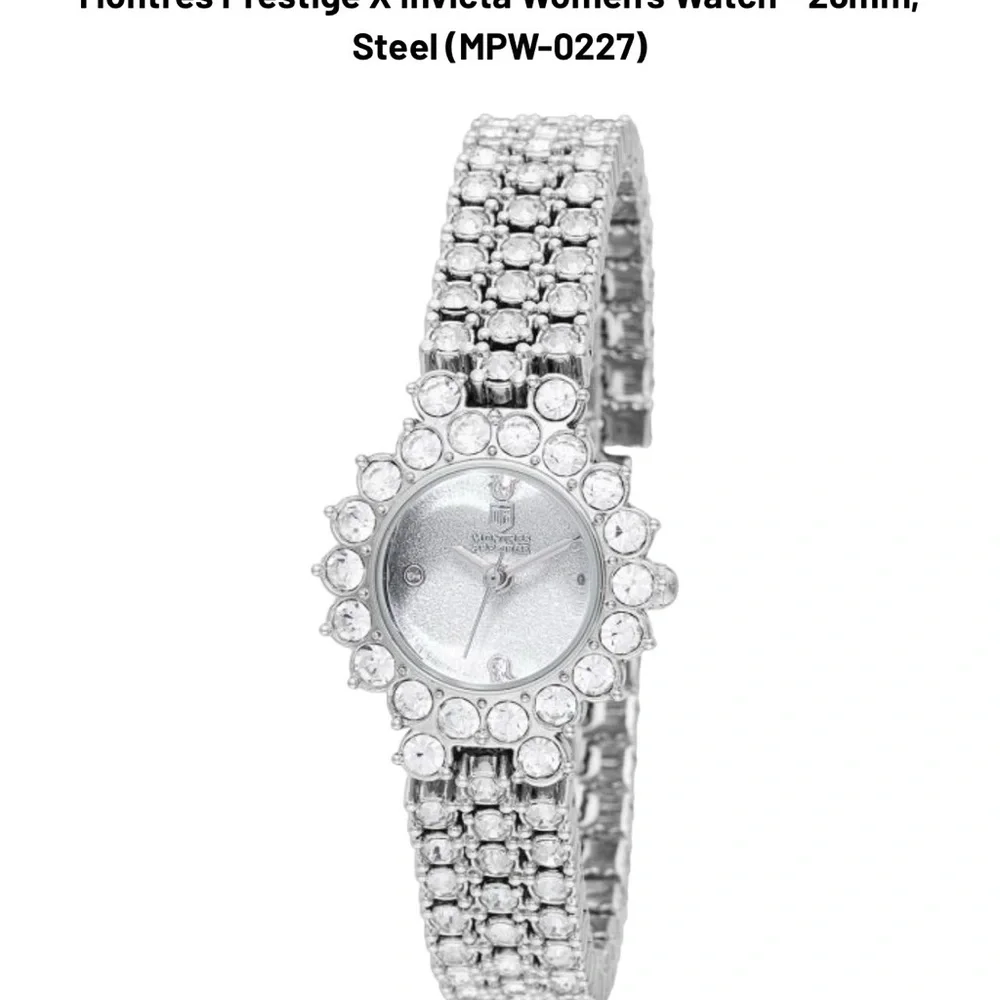 Montres Prestige | Accessories | Montres Prestige Silver Crystal Womens ...